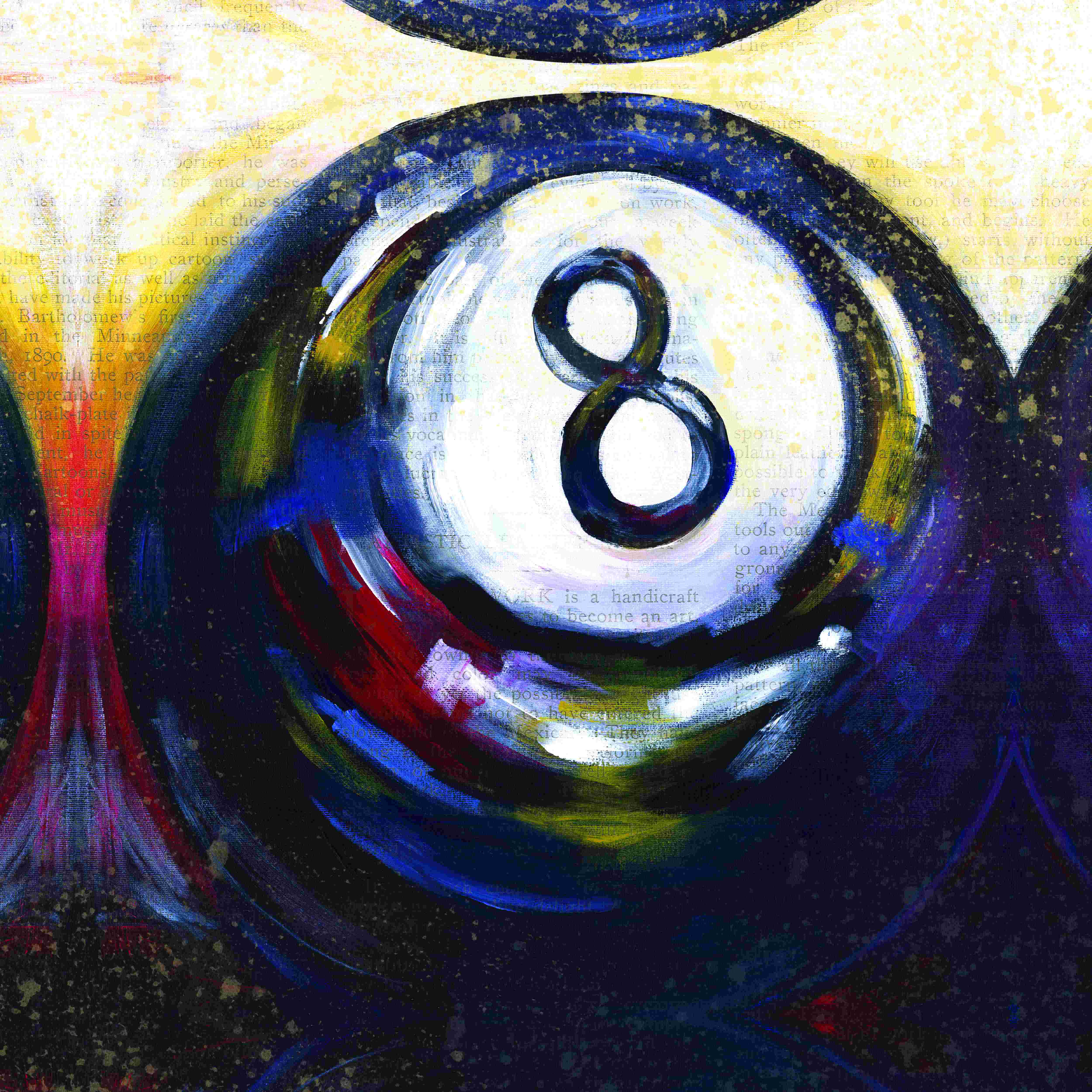 Winston Porter Eight Ball Painting by - on | Wayfair
