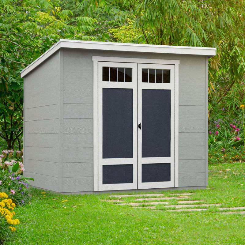 Handy Home Highland 8 ft. W x 6 ft. D Storage Shed | Wayfair