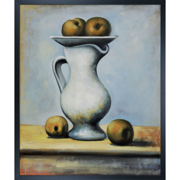 Vault W Artwork Still Life With Pitcher And Apples by Pablo Picasso ...