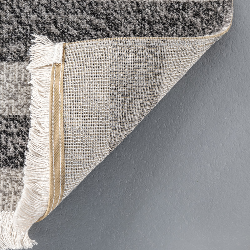 Gracie Oaks Aherin Gray Indoor/Outdoor Rug | Wayfair