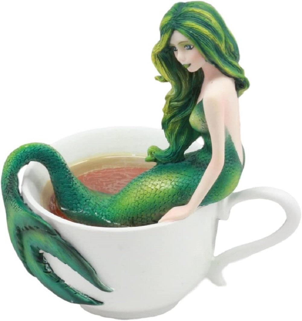 Trinx Larrick Ebros Amy Brown Tea Cup Atlantis Princess Green Emerald ...