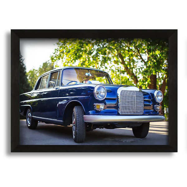 Brayden Studio Classic Mercedes - Picture Frame Photograph on Canvas ...