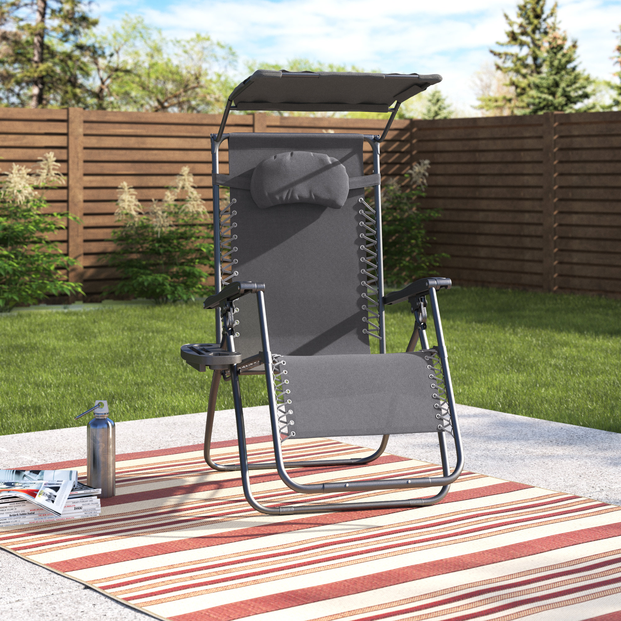 Arlmont & Co. Kalobe 29'' Long Reclining Single Chaise & Reviews | Wayfair