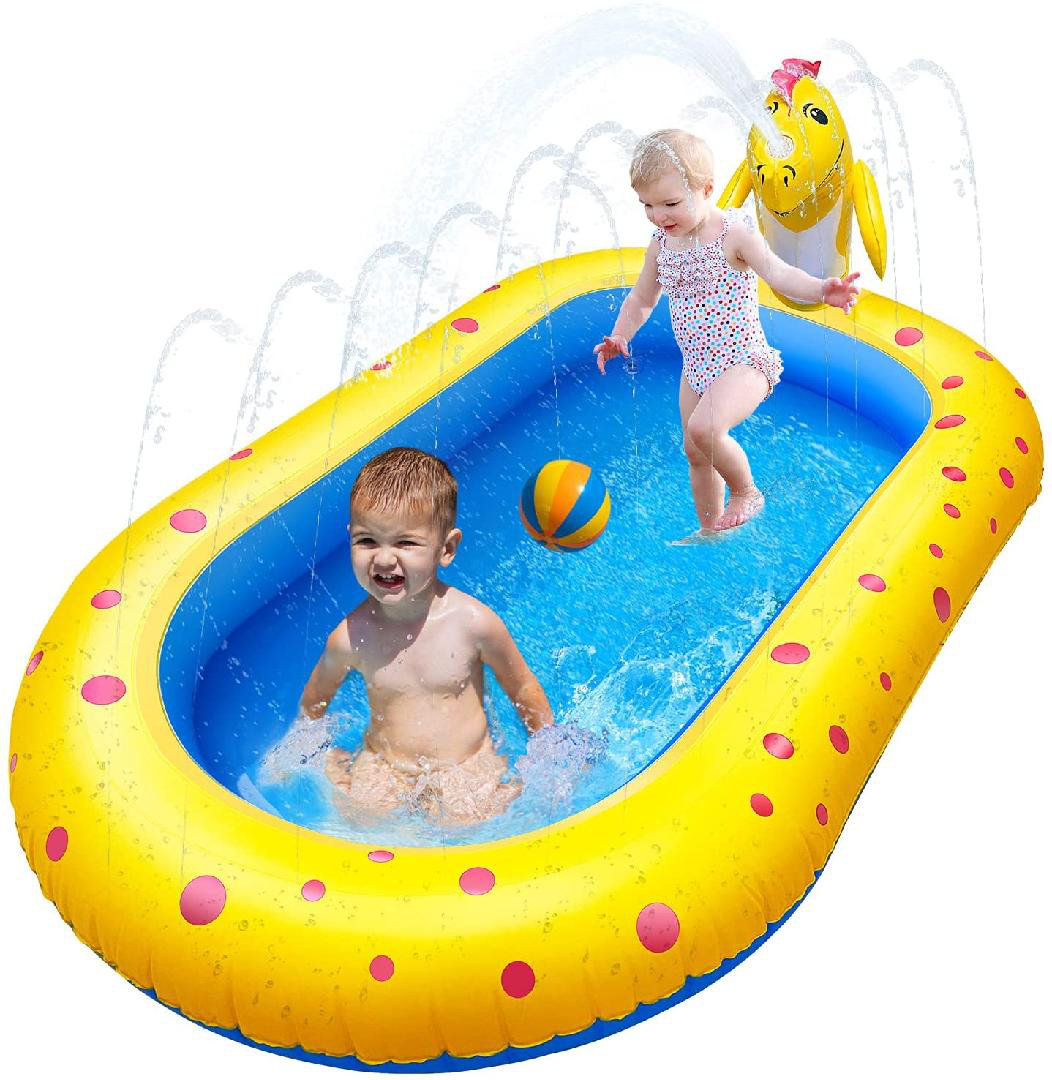 haogoujiaju 1.25 ft x 5.33 ft PVC Inflatable Pool | Wayfair
