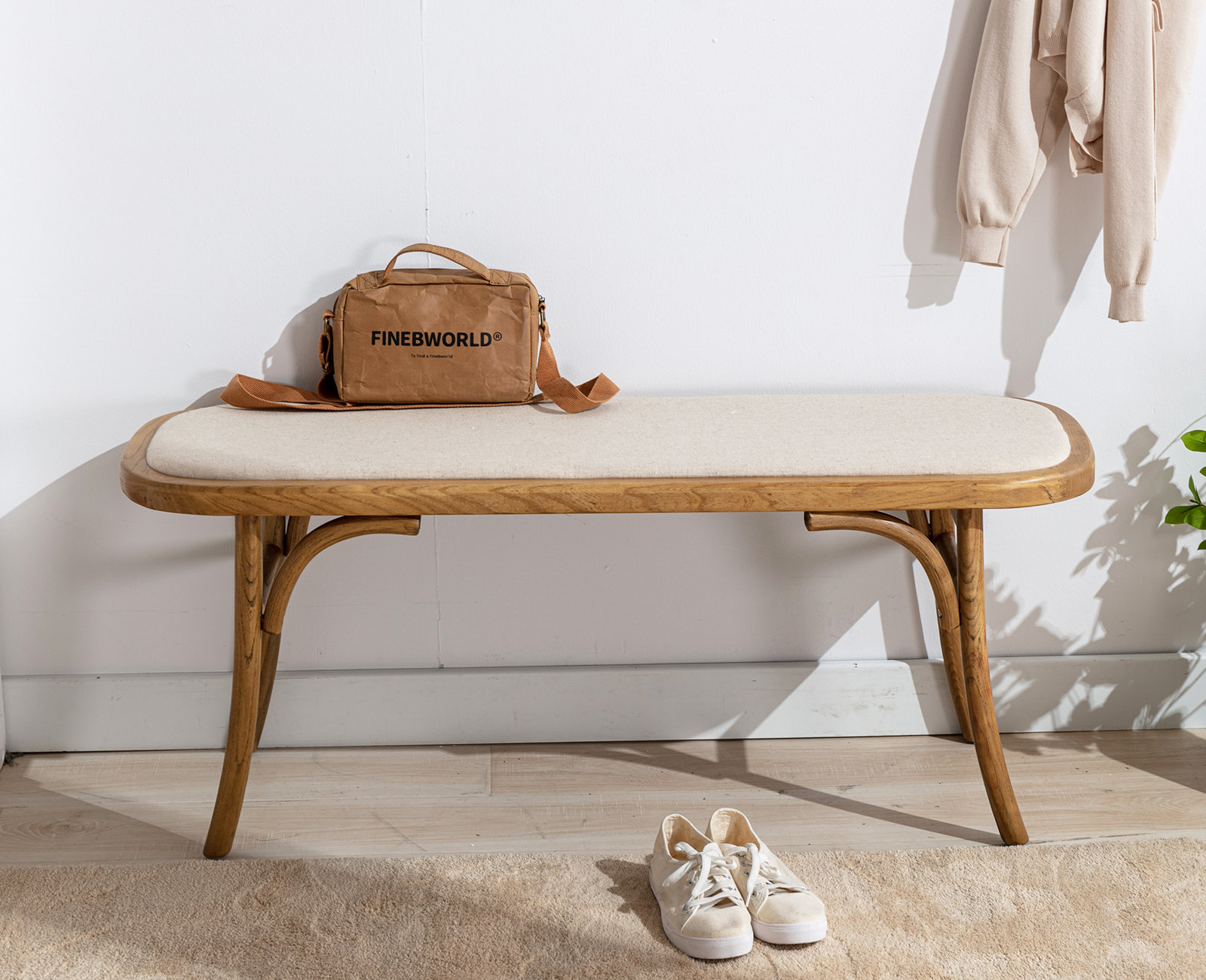 Bay Isle Home Barnicle Wood Bench | Wayfair