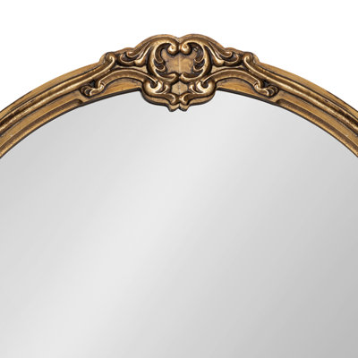 House of Hampton® Astrid Traditional Arch Mirror 20x30 Gold & Reviews ...