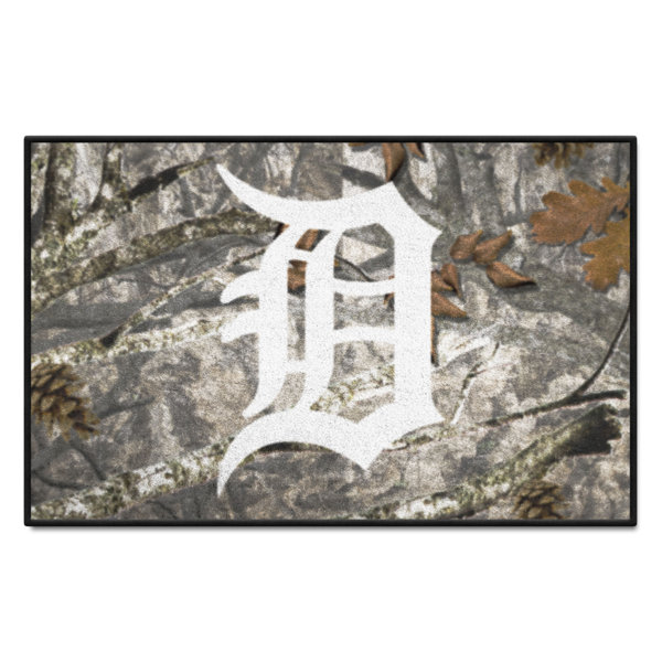 FANMATS Detroit Tigers Camo Starter Mat Accent Rug | Wayfair