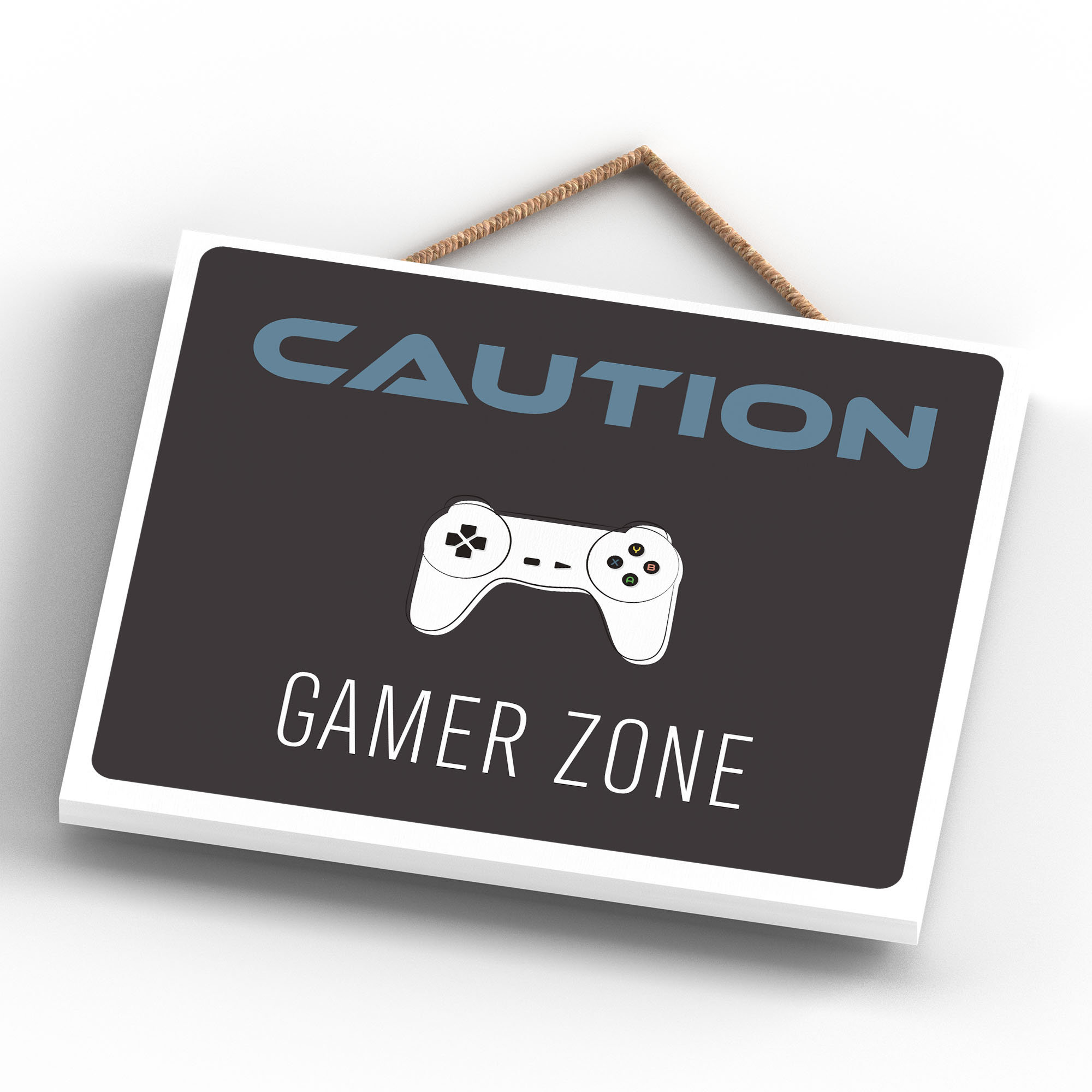 Maturi Caution Gamer Zone Wall Décor | Wayfair.co.uk