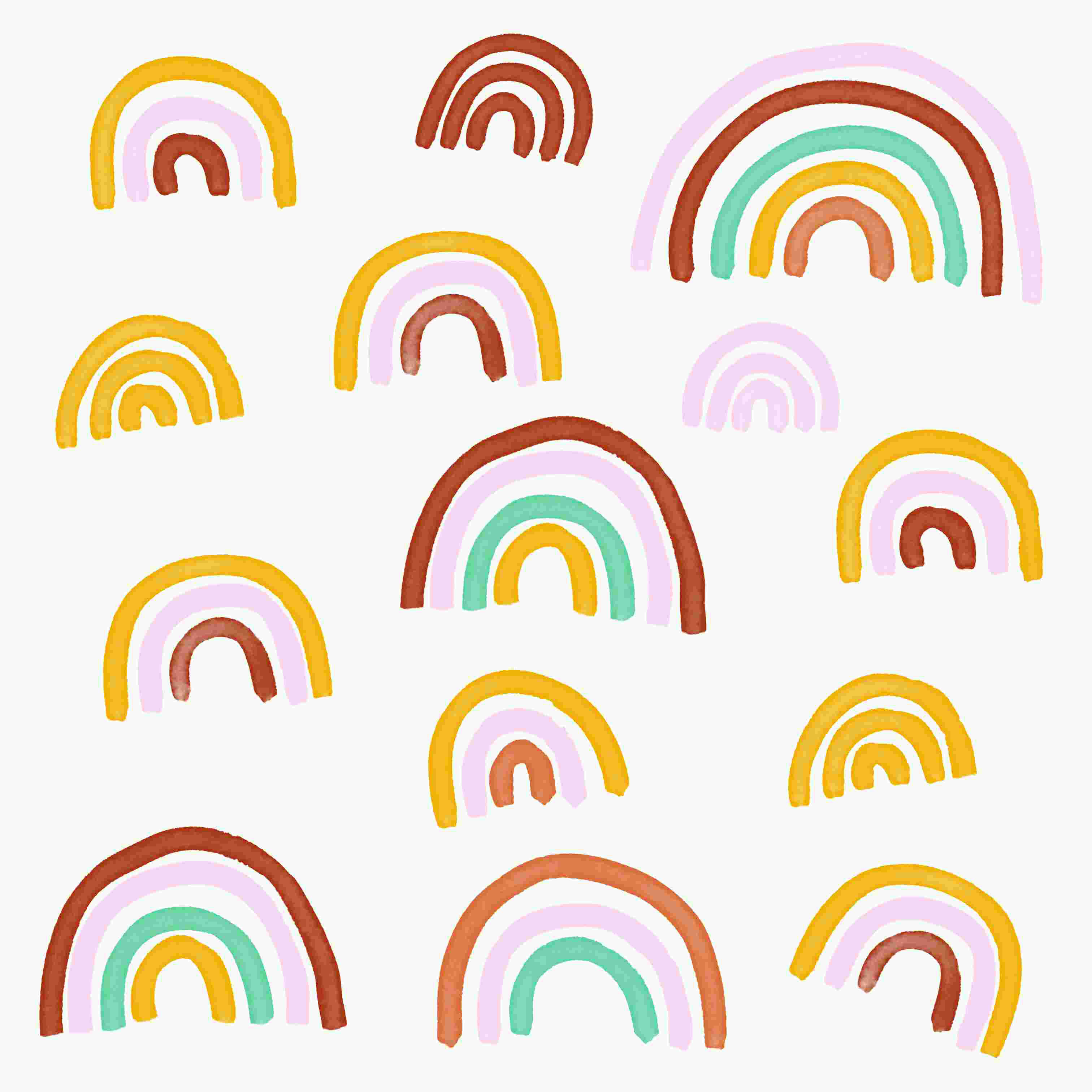 Isabelle & Max™ Millenial Rainbow - Wrapped Canvas Print | Wayfair