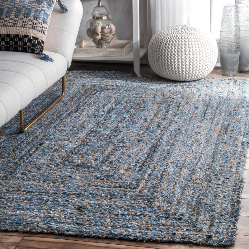 Highland Dunes Wilde Handmade Blue Rug & Reviews | Wayfair