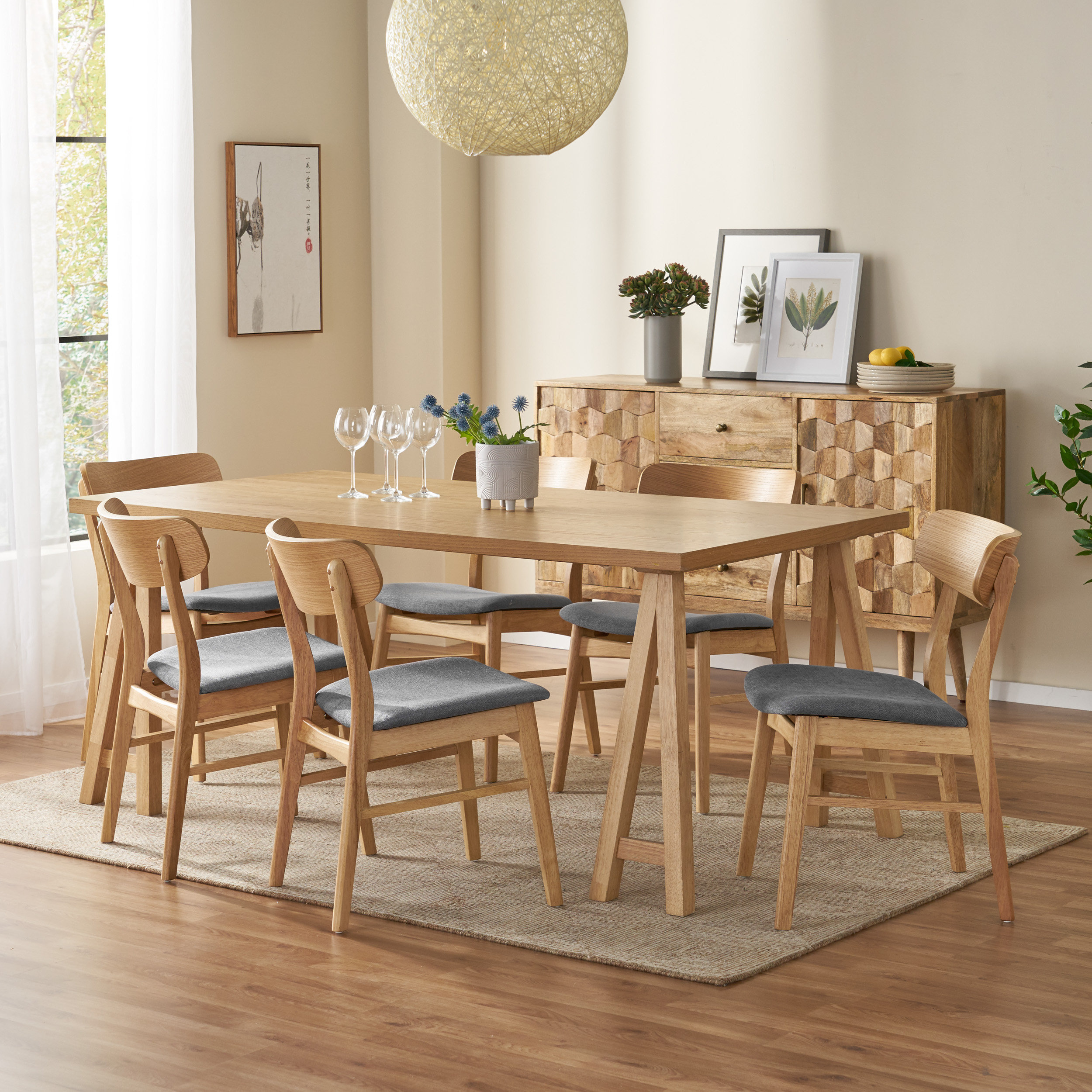 Corrigan Studio® 6 - Person Dining Set & Reviews | Wayfair