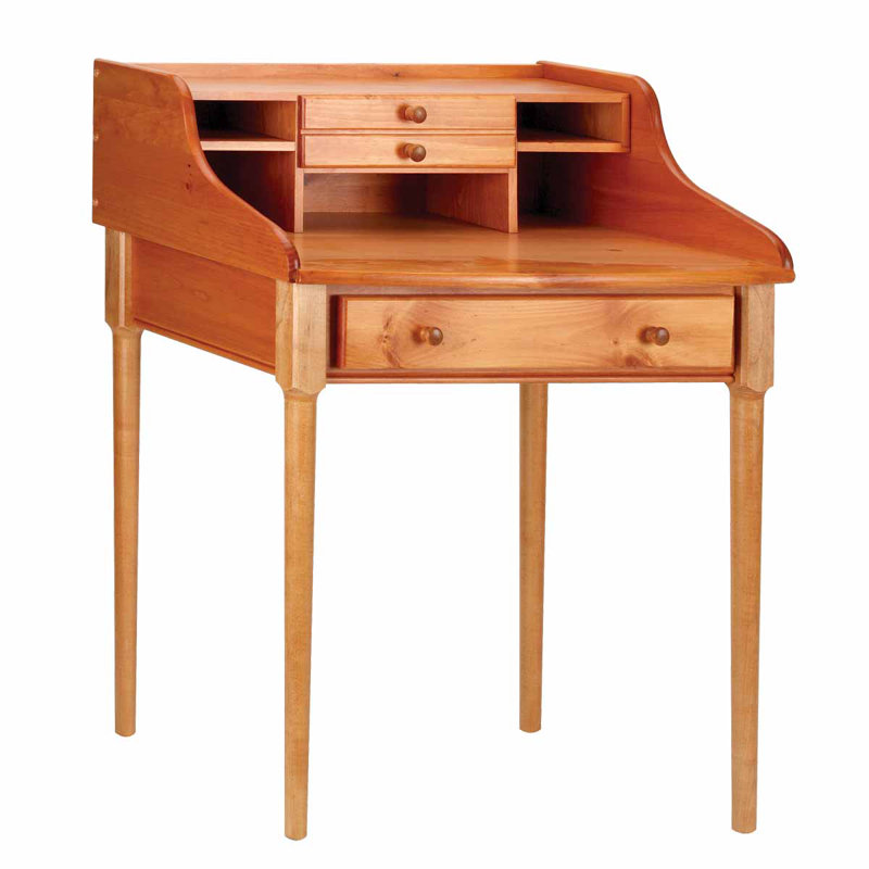 Millwood Pines Sibert Solid Wood Secretary Desk | Wayfair