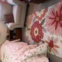 Red Barrel Studio® Leroi Floral Handmade Tufted Area Rug in Red/Pink ...