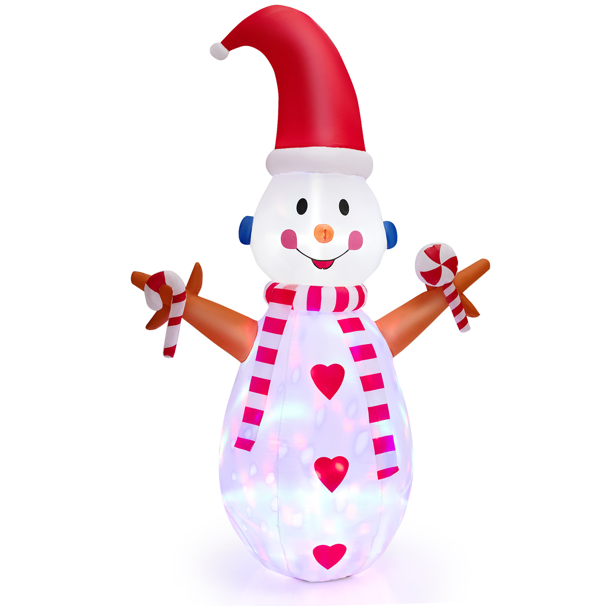The Holiday Aisle® Christmas Snowman Decoration With Rotating