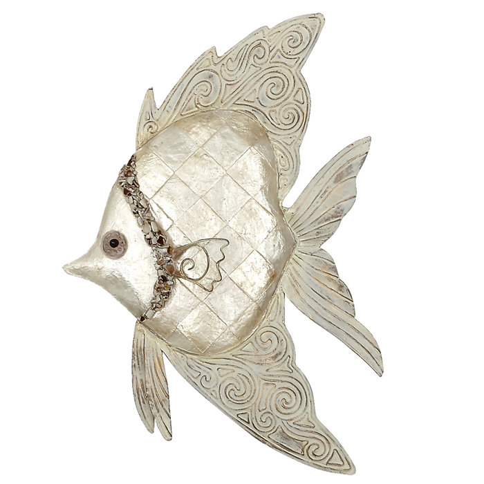 Highland Dunes Capiz Fish Wall Décor & Reviews | Wayfair