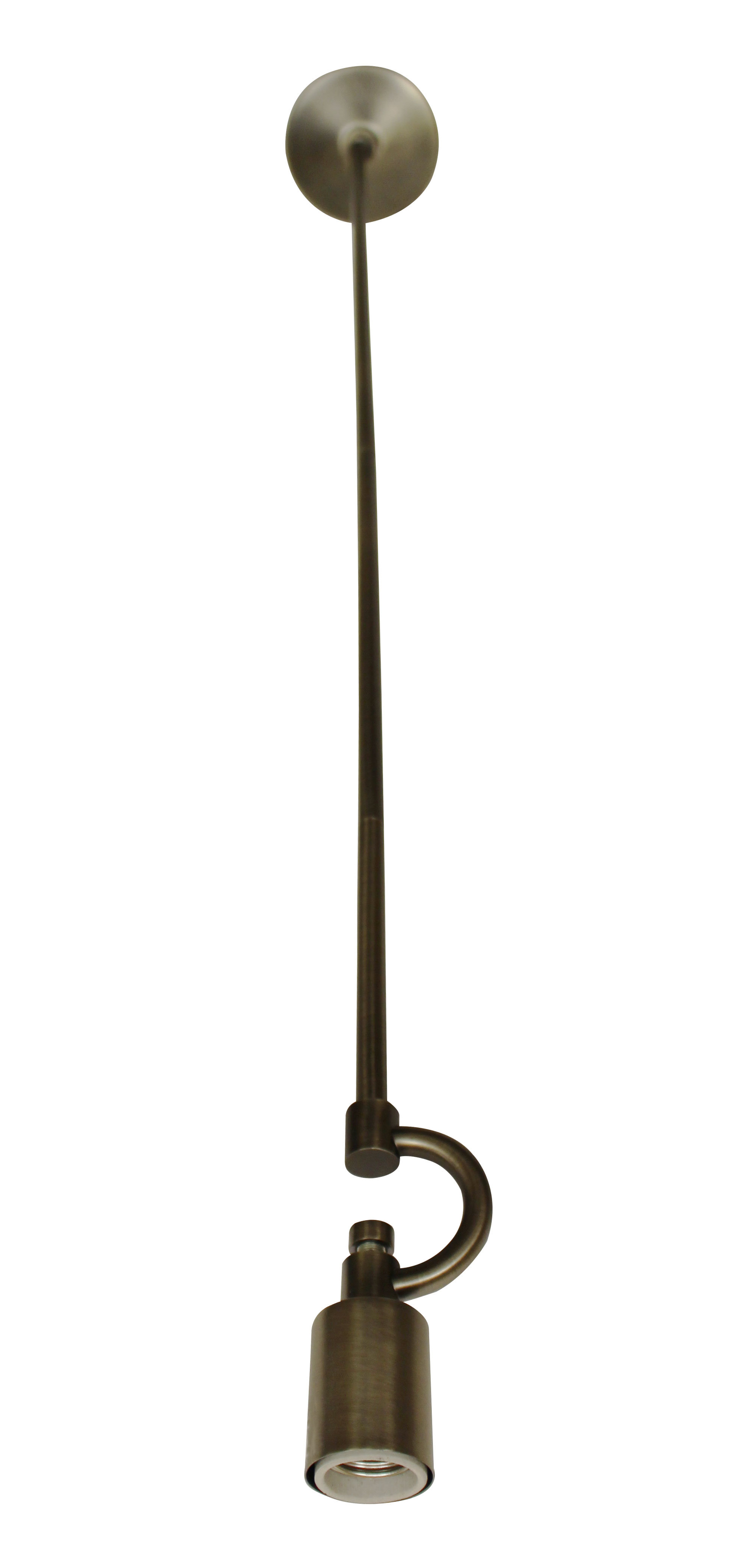 Cloth & Wire Antique Brass Pendant Light Fixture for 1 Light with ...