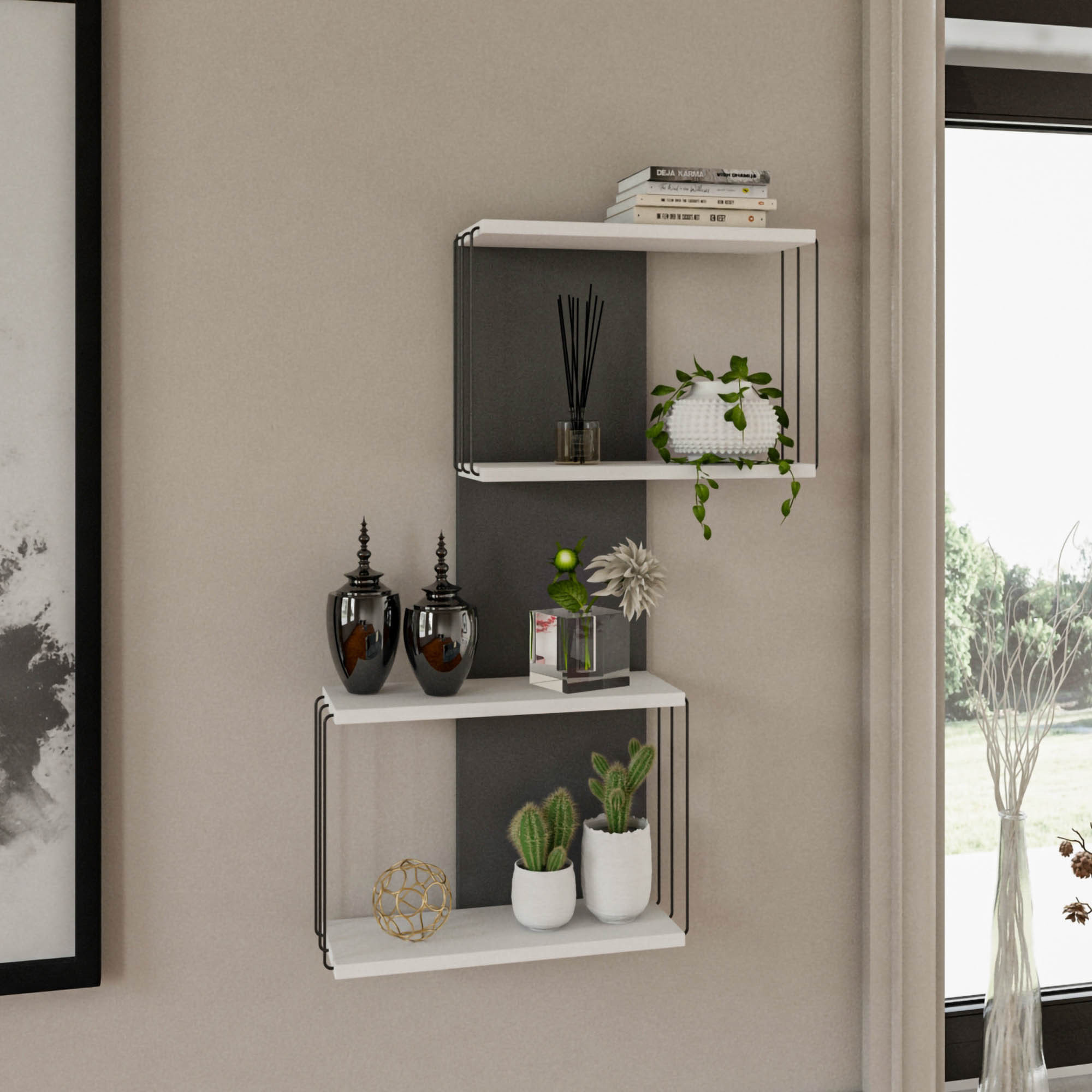 Mercury Row® Sappington 4 Piece Tiered Shelf | Wayfair