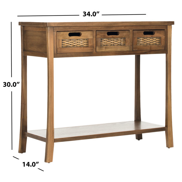 August Grove® 34" Solid Wood Console Table & Reviews | Wayfair