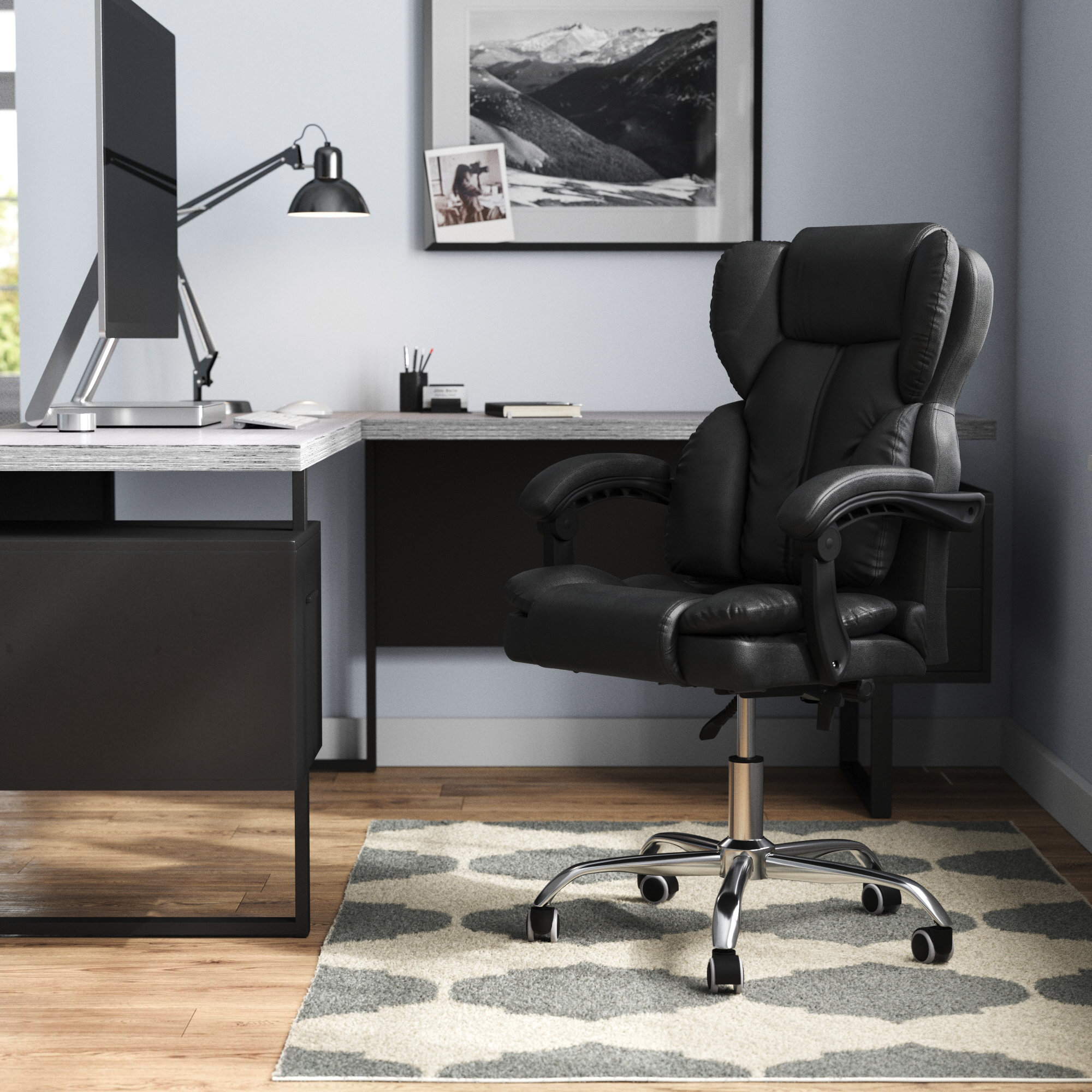 The Twillery Co.® Mathis Executive Office Chair & Reviews | Wayfair