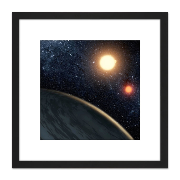 17 Stories Space NASA Planet Kepler-16B Binary Star Illustration ...