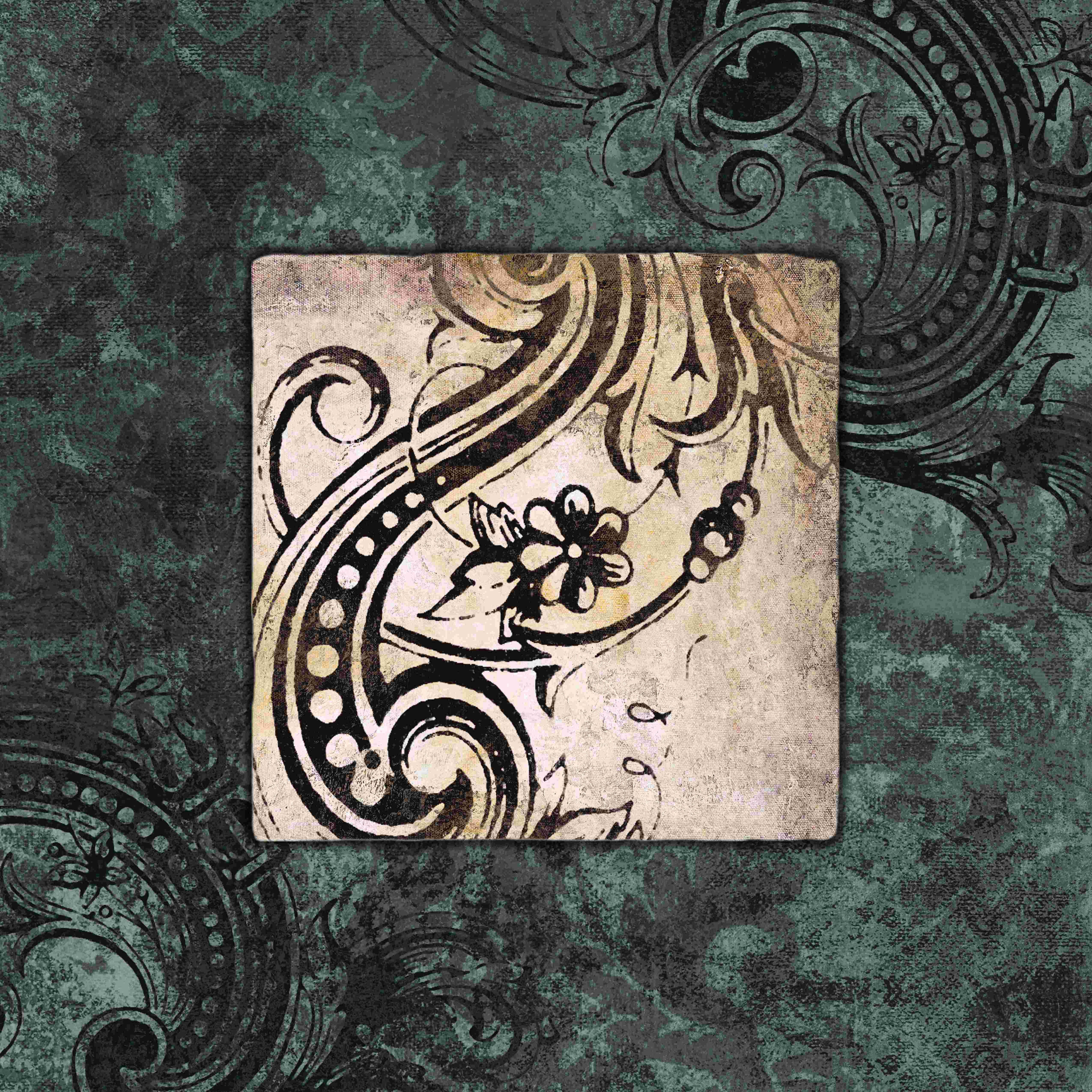 Winston Porter Baroque Element - Wrapped Canvas Painting | Wayfair