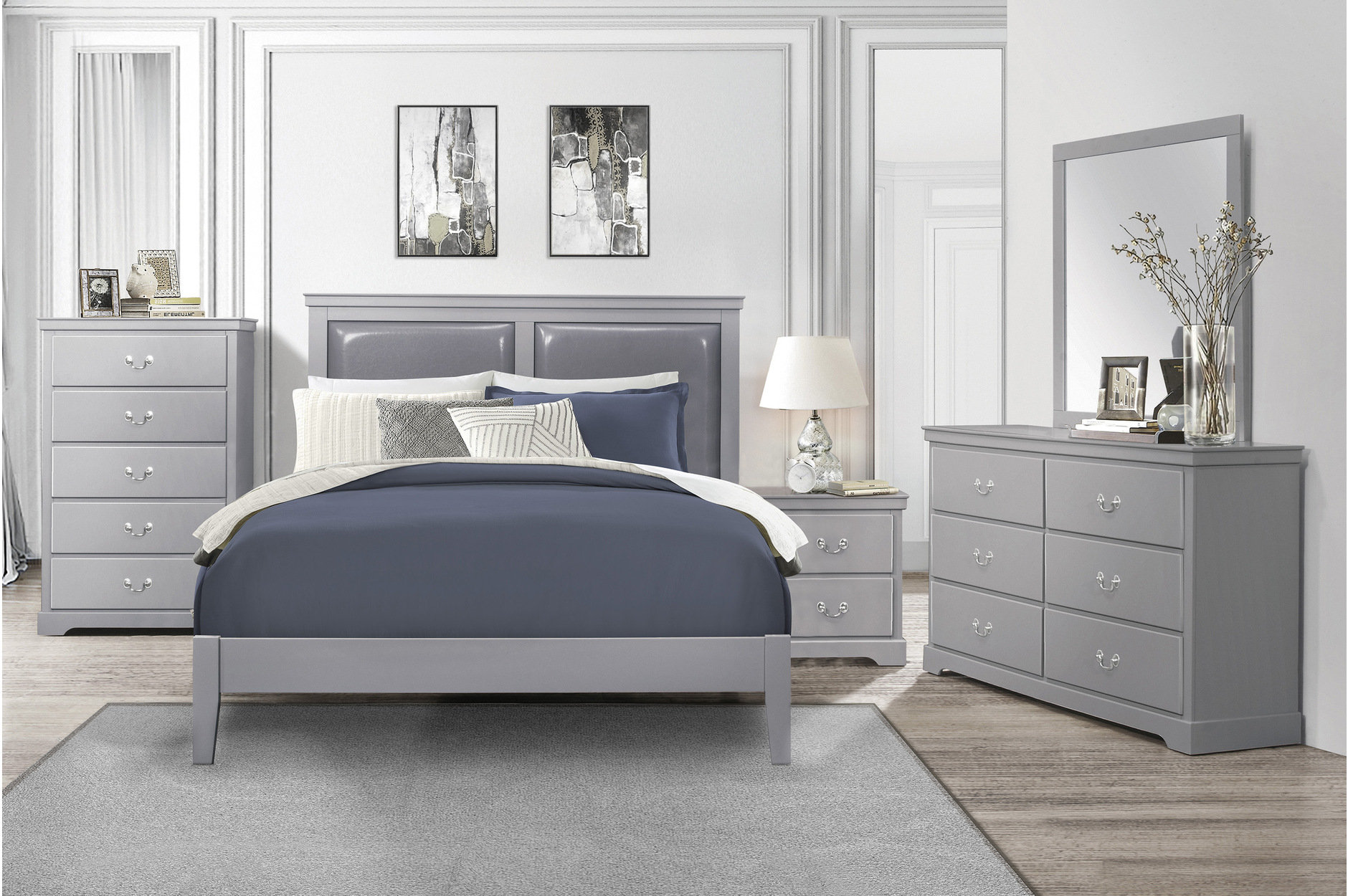 Alcott Hill® Arv Platform 4 Piece Bedroom Set | Wayfair