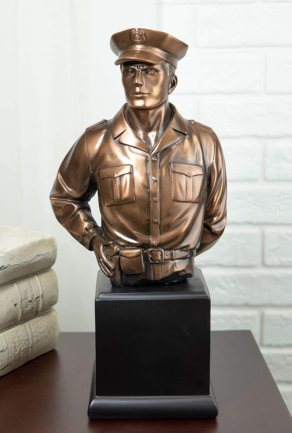Red Barrel Studio® Police Man Officer Cop In Uniform Portrait Bust ...