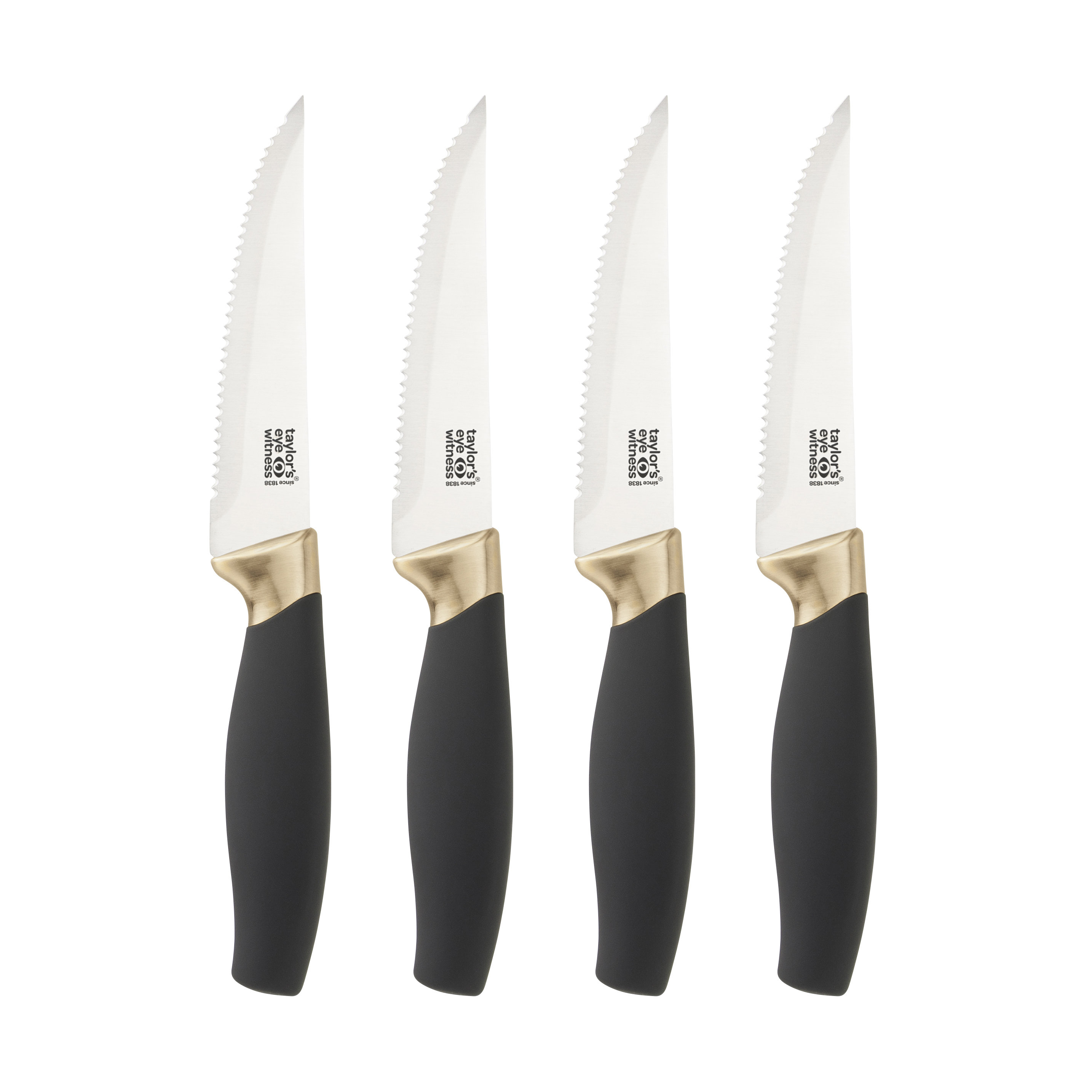 David Shaw Silverware Brooklyn 4 Piece Steak Knife Set & Reviews | Wayfair