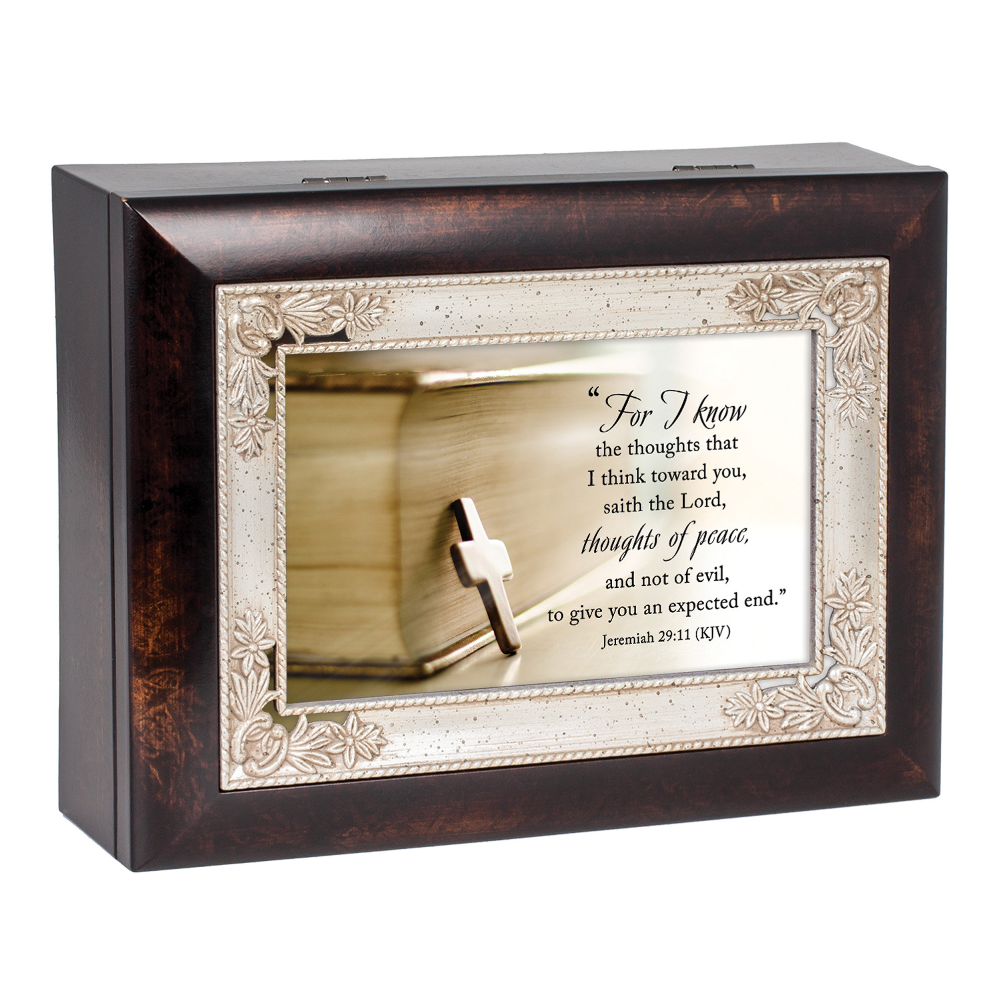 Trinx Eion Music Ital for I Know - Jer.29:11 KJV Decorative Box | Wayfair