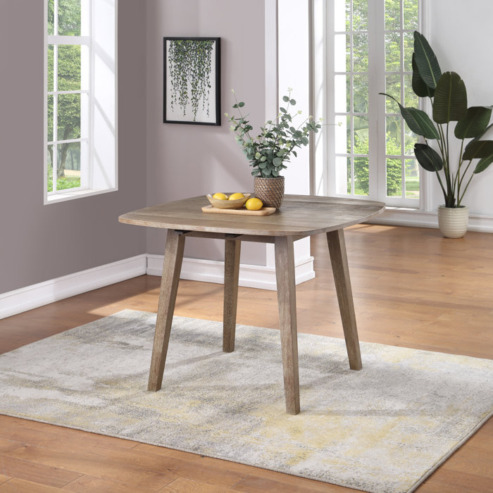 Mistana™ Jarvis Drop Leaf Solid Wood Dining Table & Reviews | Wayfair