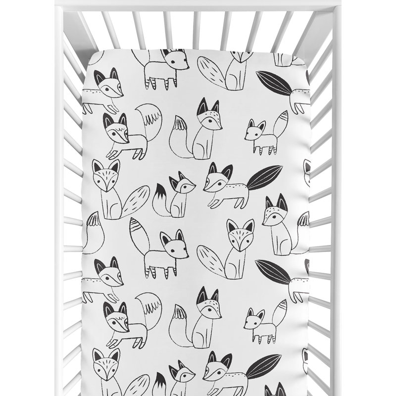 Sweet Jojo Designs Fox Fitted Crib Sheet & Reviews - Wayfair Canada