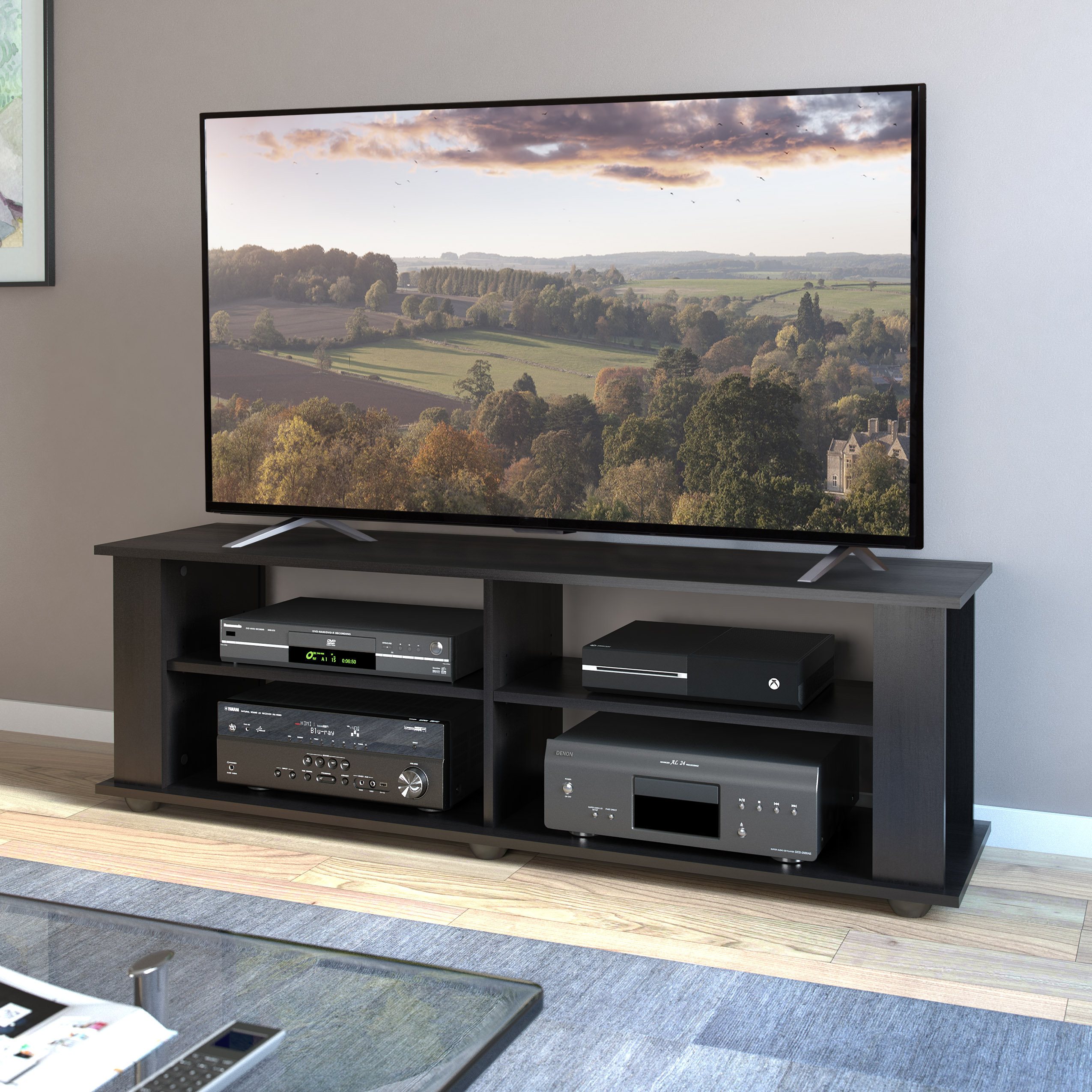 Ebern Designs Cranon TV Stand for TVs up to 65" & Reviews | Wayfair