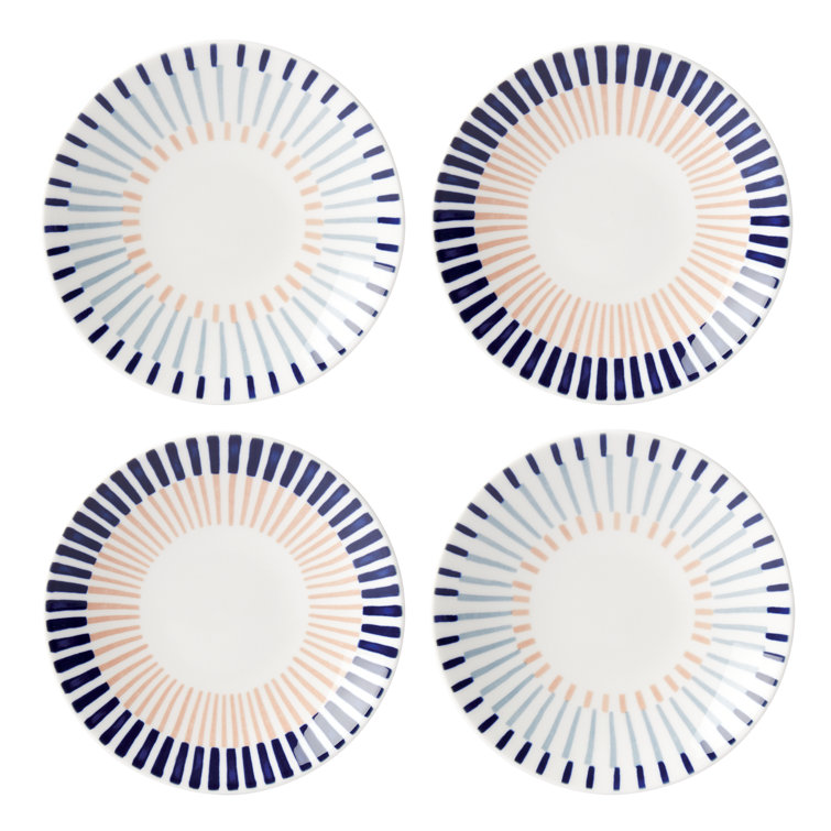 kate spade new york Brook Lane 4 Piece 5.7" Appetizer Plate Set | Wayfair