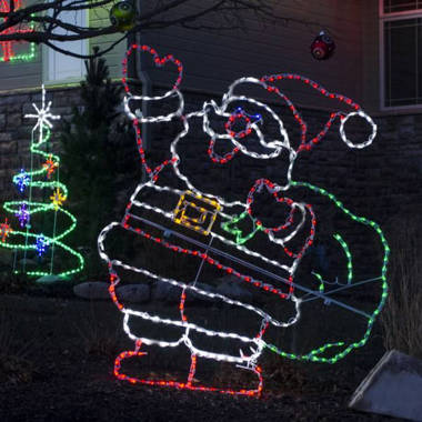 Brite Ideas Santa in Chimney LED Light & Reviews | Wayfair