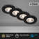 Metro Lane Rohit 8cm LED Multi-Spotlight Recessed Lighting Kit ...