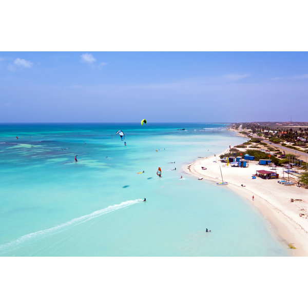 Highland Dunes Aruba Island by - Wrapped Canvas Photograph | Wayfair