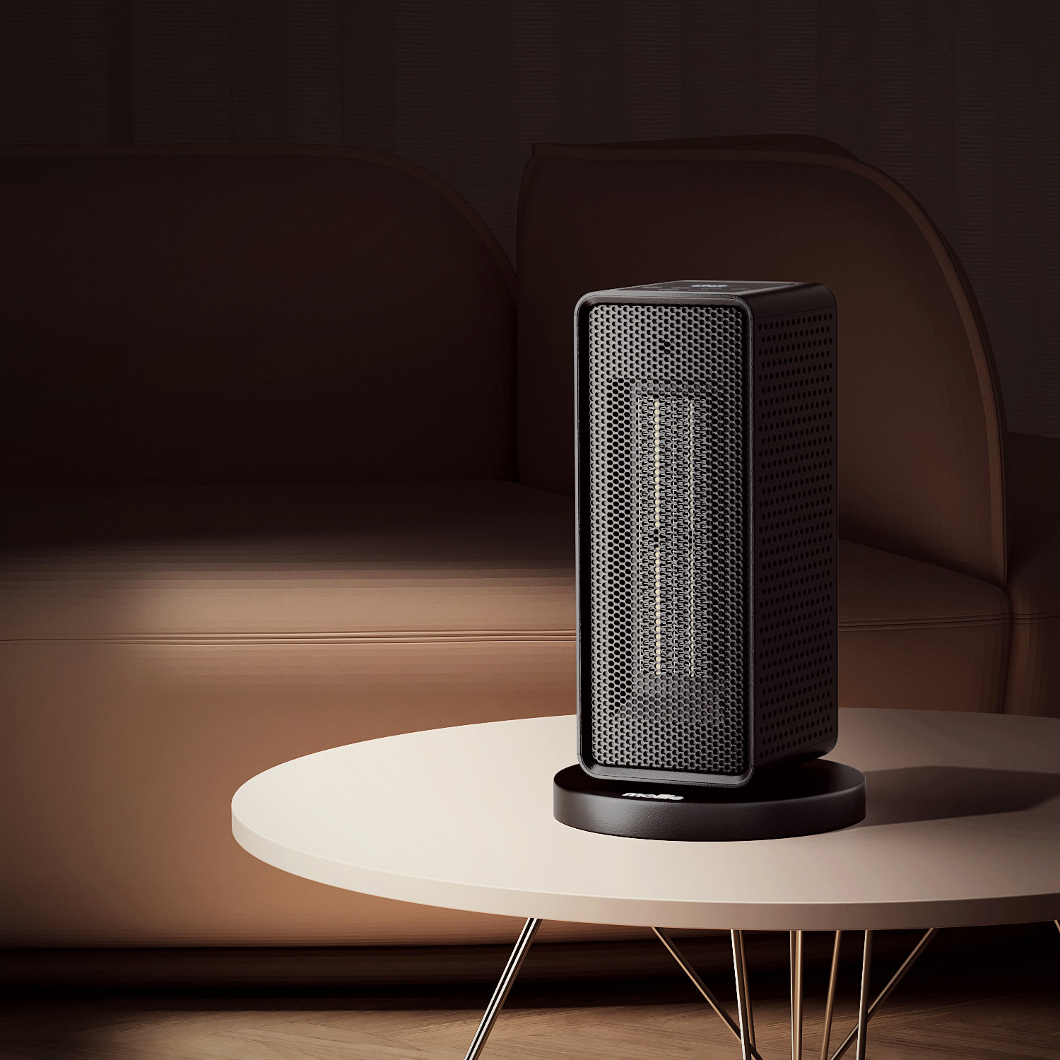 Monibloom 1200 Watt 5110 BTU Electric Compact Space Heater with Digital ...