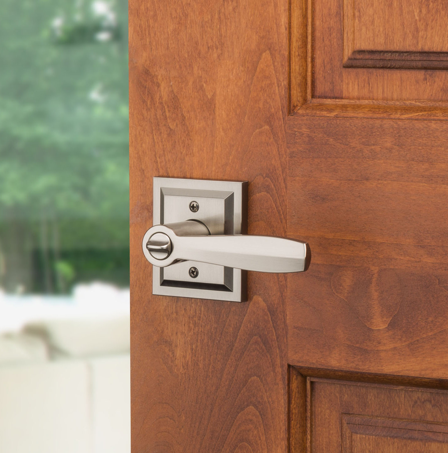 Latitude Run® Torrey Pines Low Profile Keyed Entry Lever Featuring ...