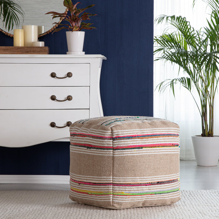 Bungalow Rose Upholstered Pouf | Wayfair