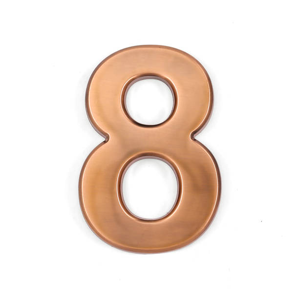 RCH Supply Company 3'' H Metal House Number & Reviews | Wayfair