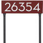 Montague Metal Products Floating 1-Line Lawn Address Sign & Reviews ...