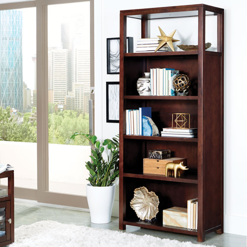 Red Barrel Studio® Pacifica 76'' H x 32.9'' W Solid Wood Standard ...