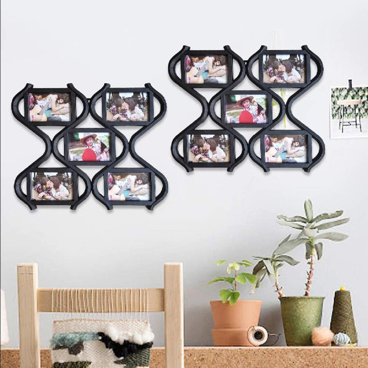 Red Barrel Studio® 2Pack Of 4X6 Wall Picture Frame Collage - Diamond ...