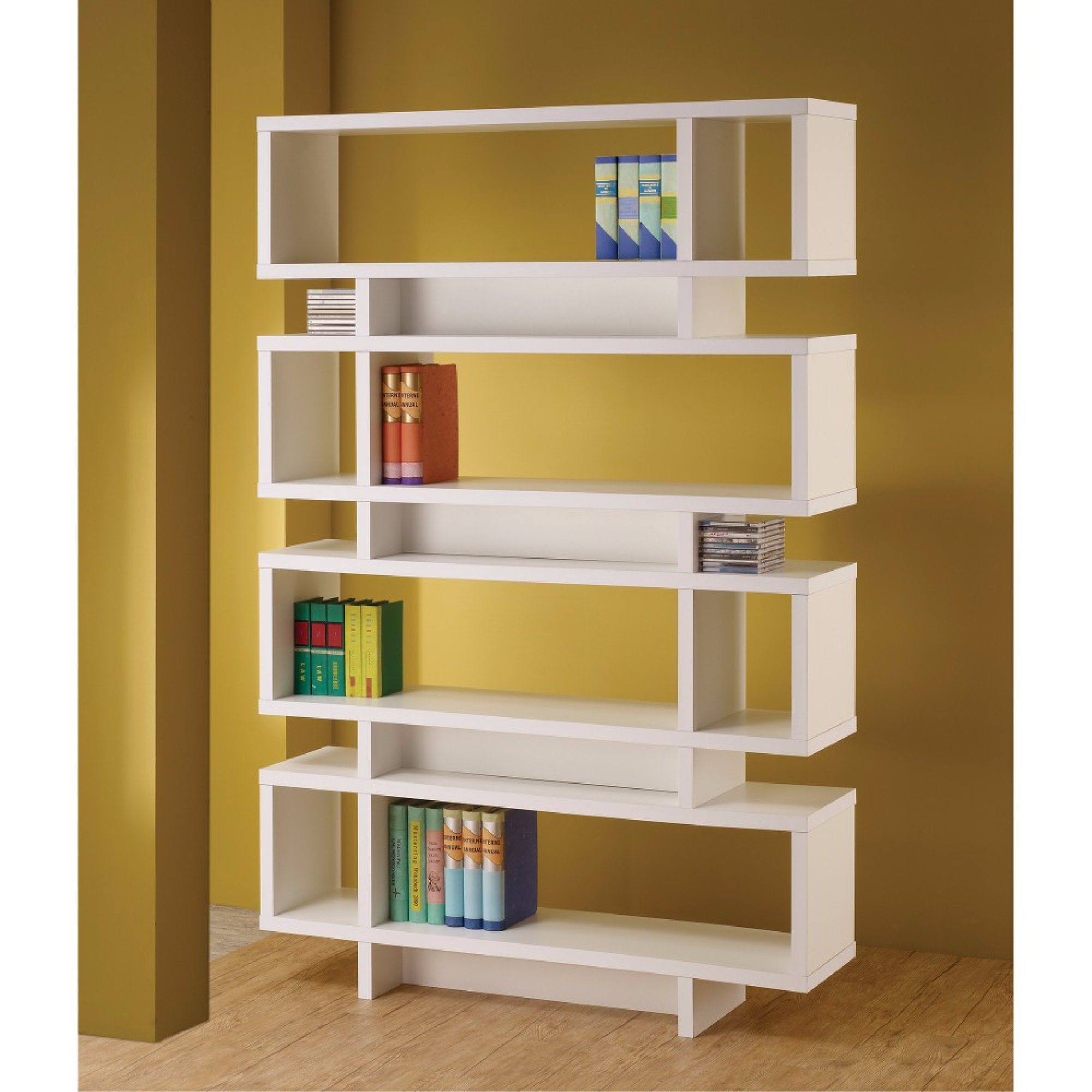 Corrigan Studio® Dinan 72.75'' H x 47.25'' W Standard Bookcase ...