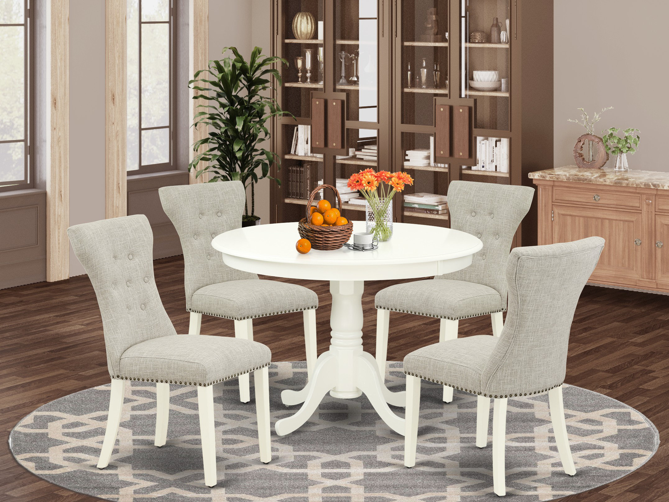 Charlton Home® Valhalla Solid Wood Dining Set | Wayfair