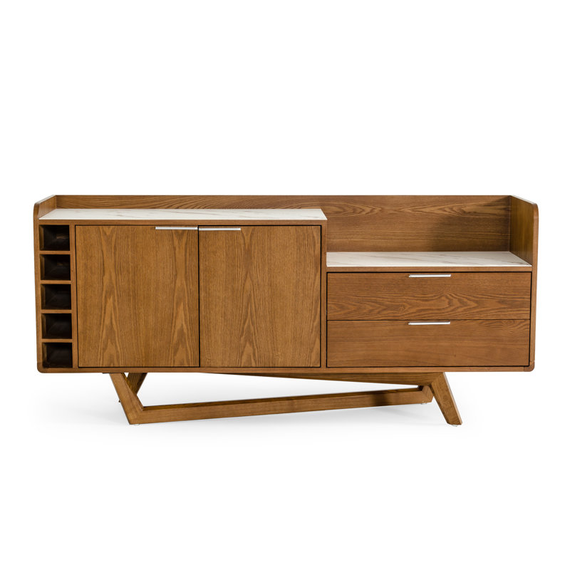 Corrigan Studio® Donalsonville 71" Wide 2 Drawer Sideboard | Wayfair
