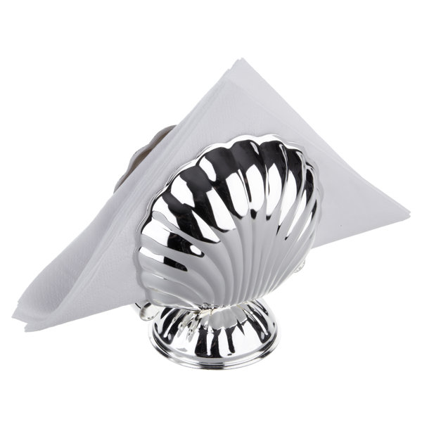 Corbell Silver Company Queen Anne Shell Ring Standing Napkin Holder ...