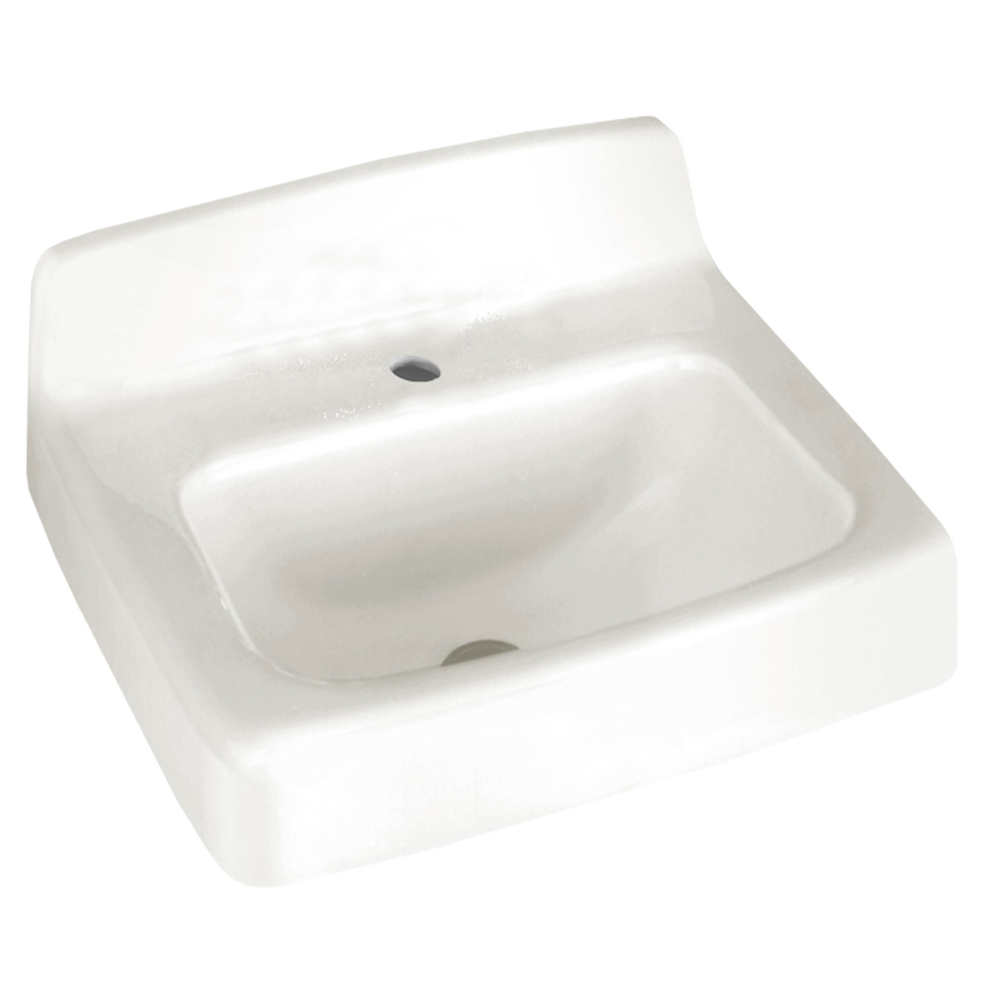 American Standard Regalyn 17'' White Vitreous China Square Wall Mount ...