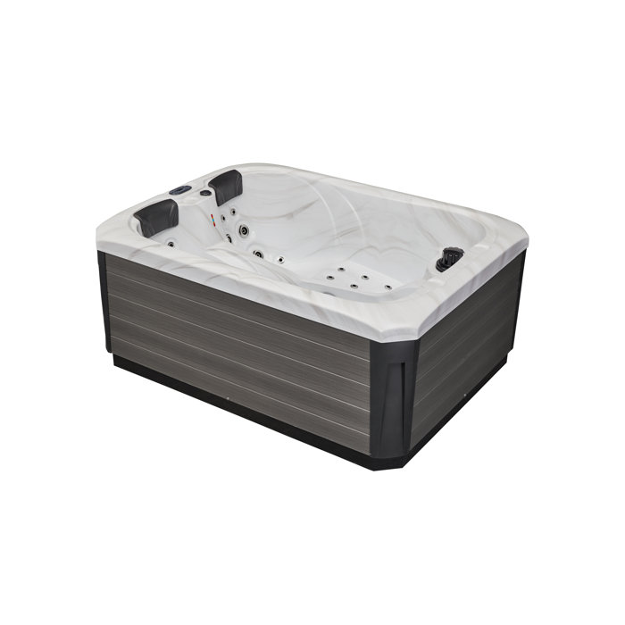 Luxury Spas 3 - Person 34 - Jet Acrylic Rectangular Hot Tub with ...