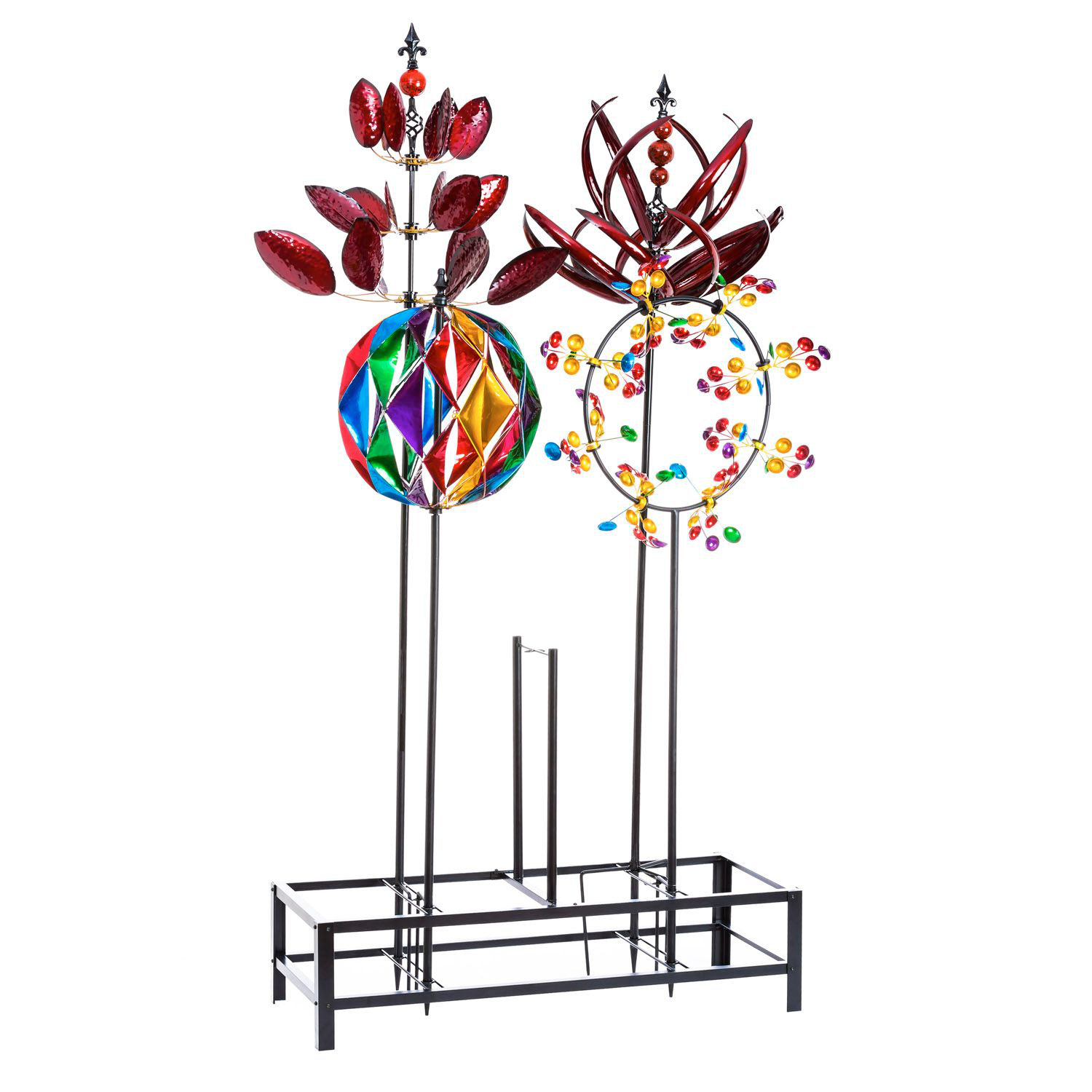 Arlmont & Co. Kinetic Display Windmill | Wayfair